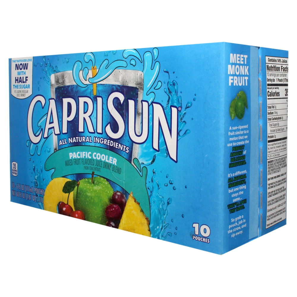 Bebida Caprisun Sabor A Pacific Cooler 10 Pack - 1770 ml - Walmart ...