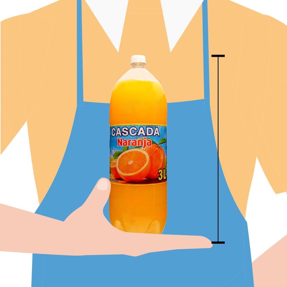 Bebida Cascada Sabor A Naranja - 3 L - Walmart | Salvador