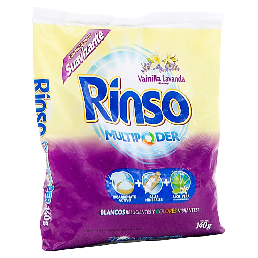 Comprar Detergente En Polvo Rinso Vainilla Lavanda - 140 g | Walmart ...