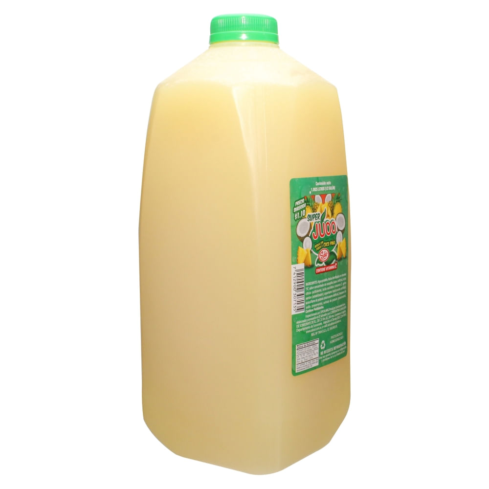 Comprar Bebida Salud Super Juoo Coco Piña - 1892 ml | Walmart El ...