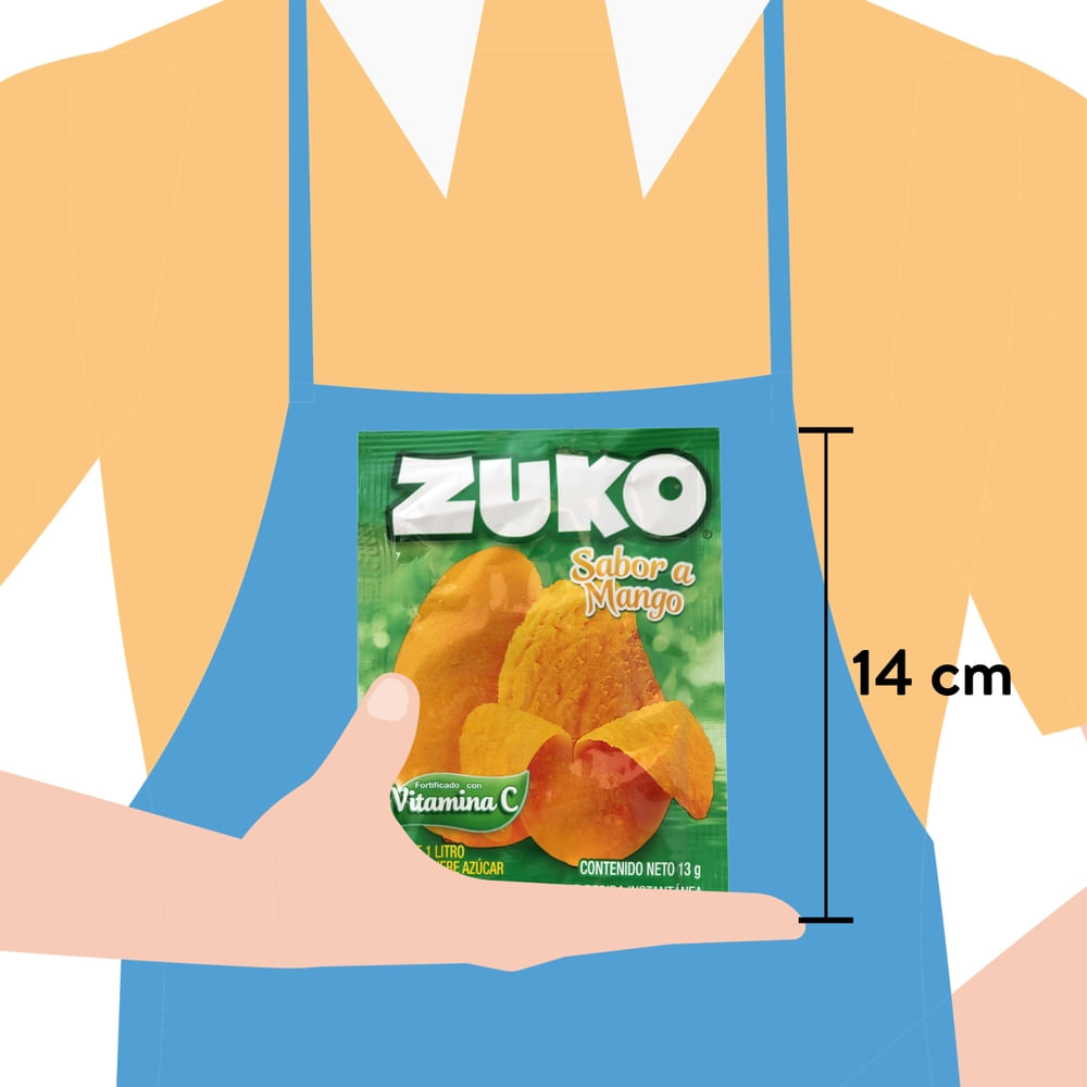 Comprar Bebida En Polvo Zuko Mango - 13 g | Walmart San Salvador