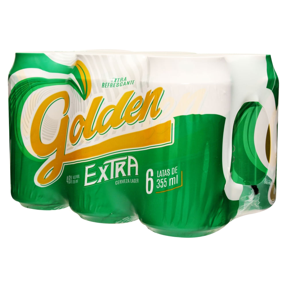 Comprar Cerveza Golden Extra 6Pk Lata 354 ml | Walmart El Salvador ...