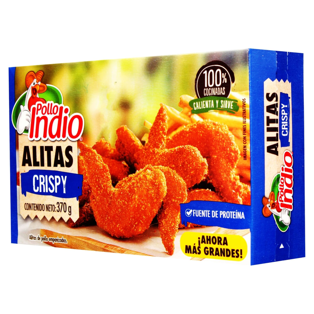 Comprar Alitas Crispy Pollo Indio - 370 g | Walmart El Salvador - Maxi ...