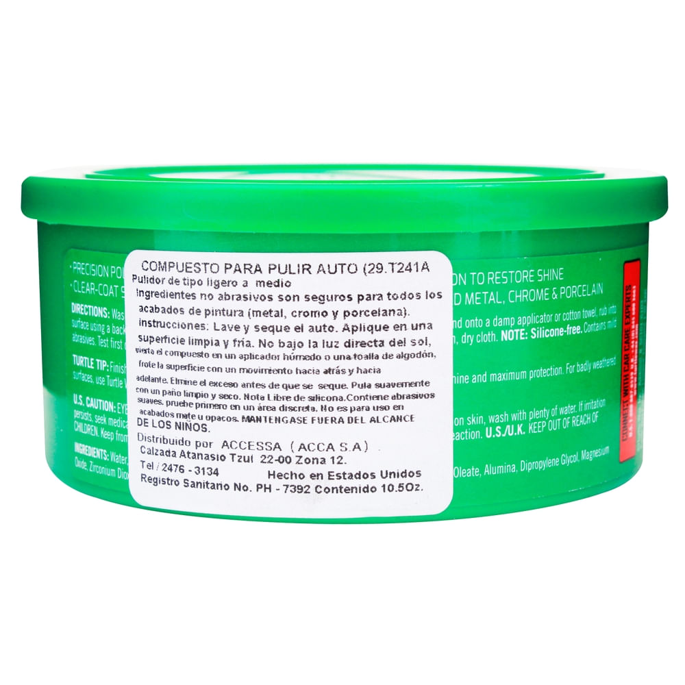 Cera Pulidora Turtle Wax Compound - 298 g - Walmart | Salvador
