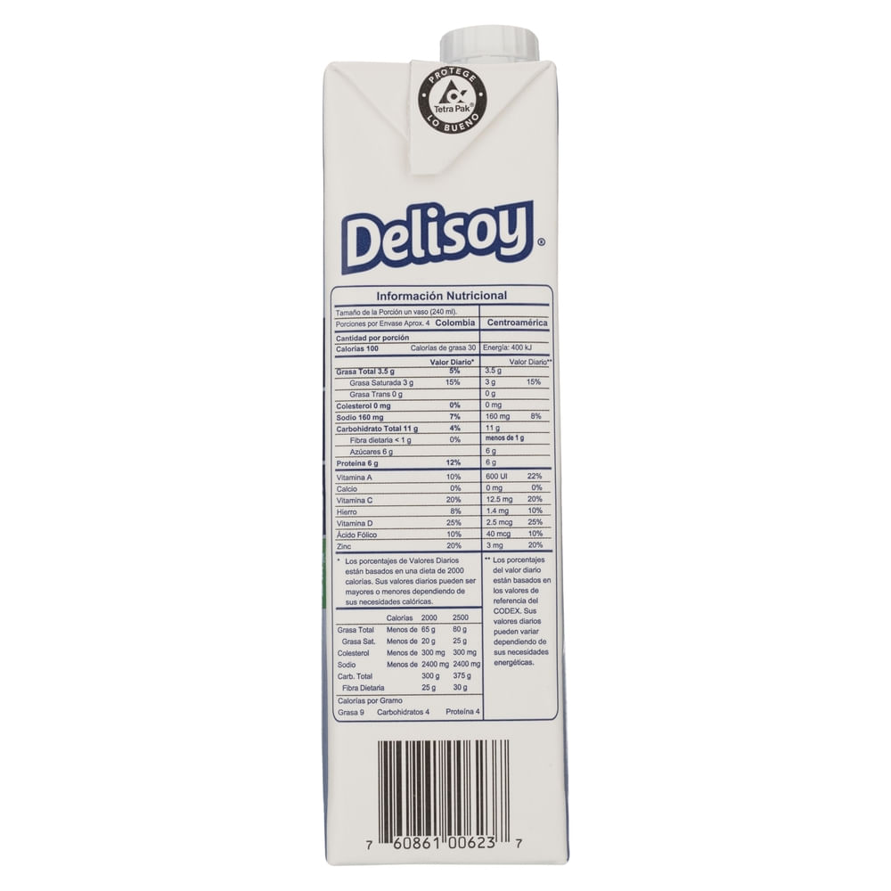 Comprar Bebida Delisoy Sin Lactosa Uht - 1000 ml | Walmart El Salvador ...