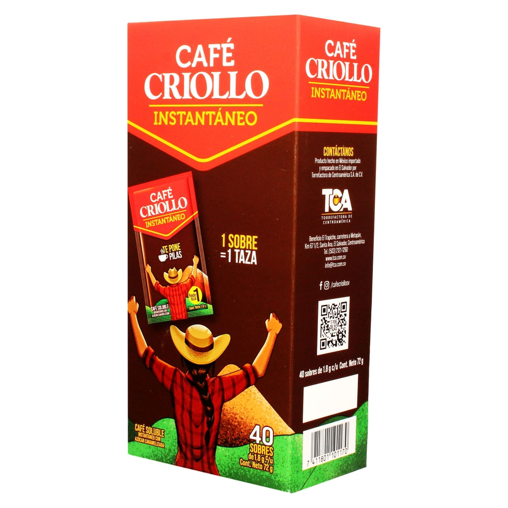 Comprar Café Criollo Instantaneo - 1800 g | Walmart El Salvador ...