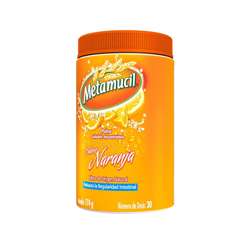 Comprar Polvo Soluble Instantáneo Metamucil Regular Sabor Naranja 30 ...