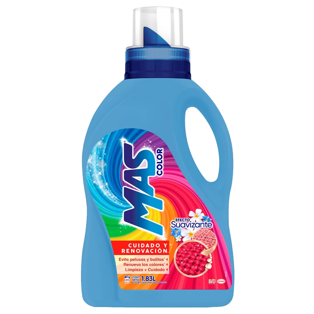 Comprar Detergente Liquido Mas Color Suavizante - 1830 ml | Walmart El ...