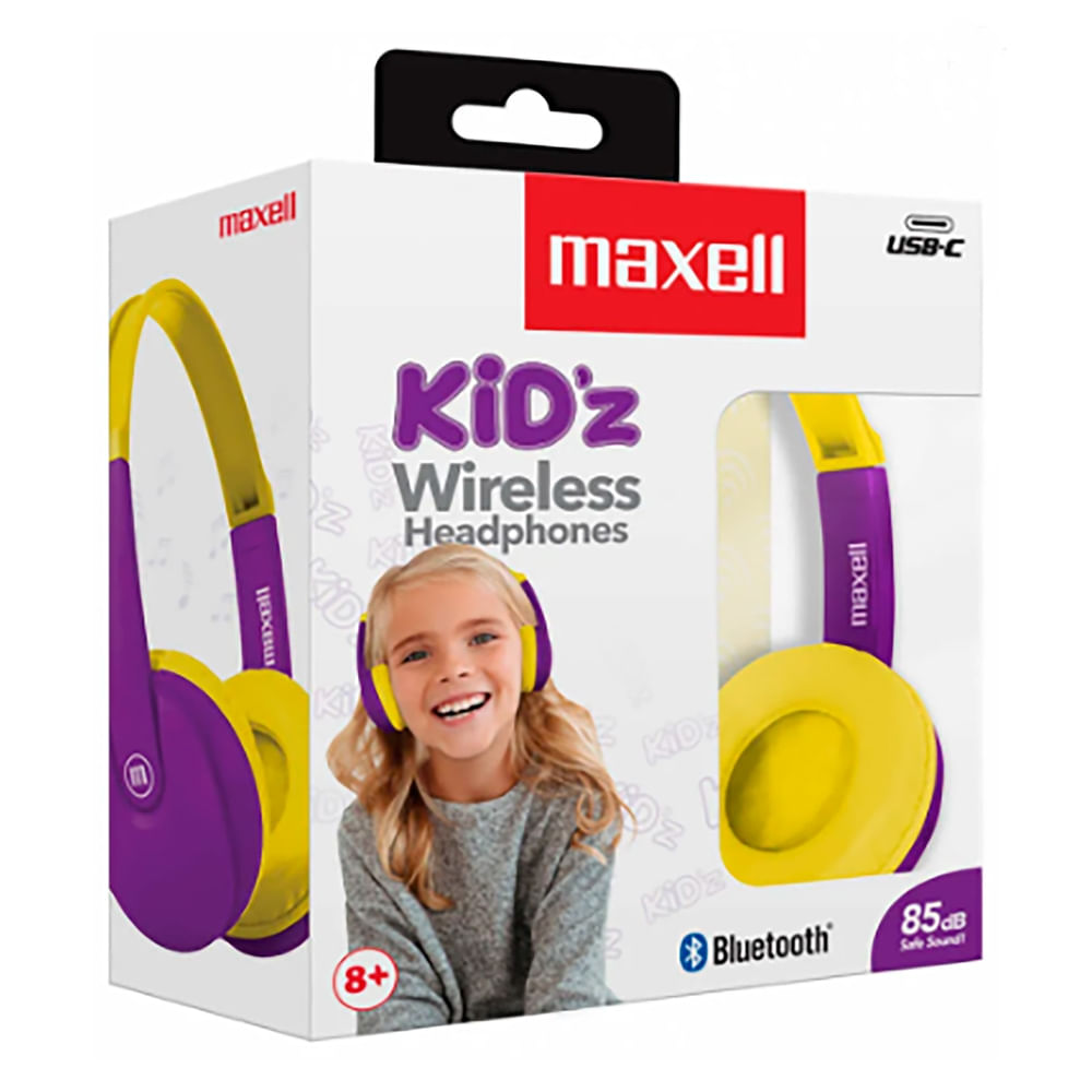 Comprar Audífonos Maxell Kidz Bt350 color Morado | Walmart El Salvador ...
