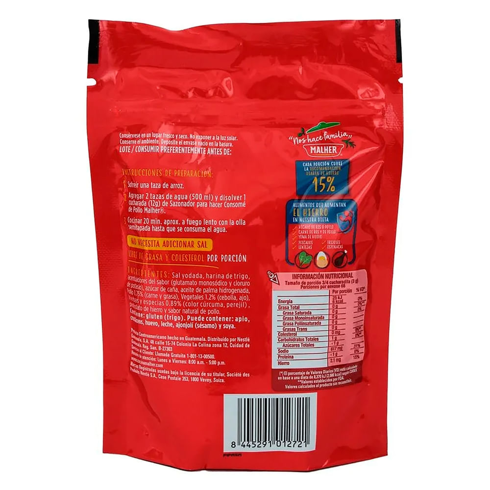 Comprar Malher Consome Pollo Bolsa 200 Gr | Walmart El Salvador - Maxi ...