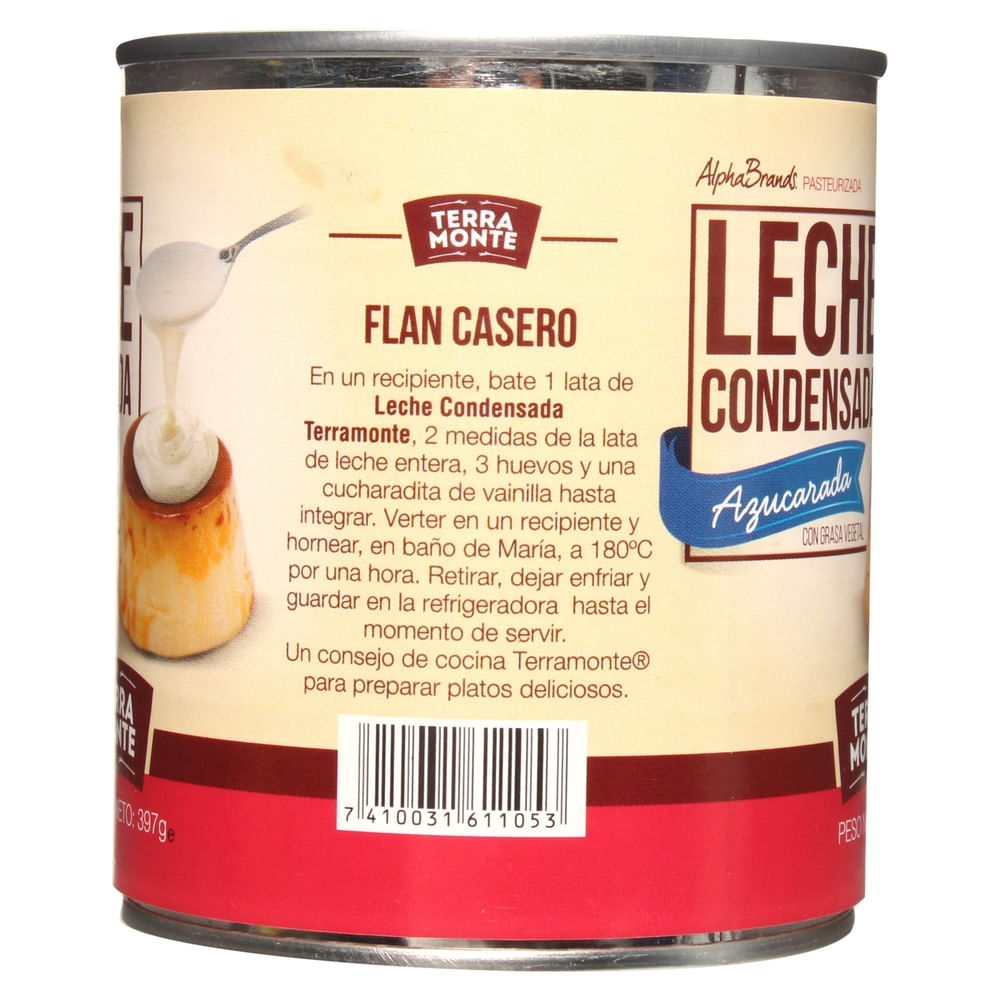 Leche Terramonte Condensada Regular - 397 g - Maxi Despensa | Salvador