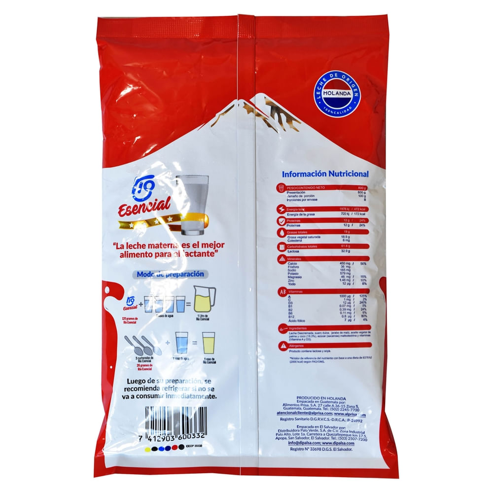 Comprar Bebida Lactea Rio Esencial 800 g | Walmart Salvador - La ...