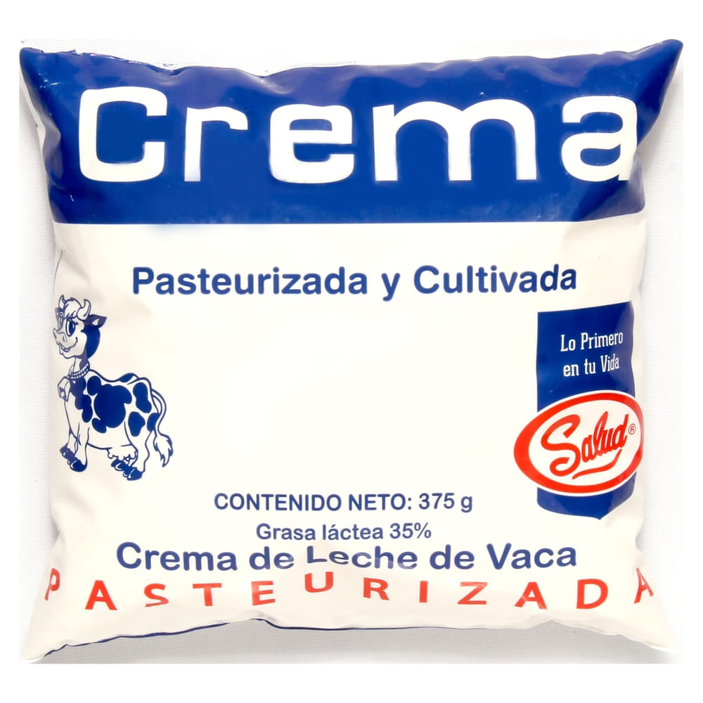 Comprar Crema Salud De Leche De Vaca 35 Sello Azul - 375 ml | Walmart ...