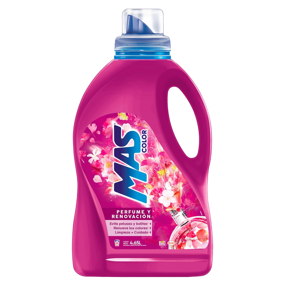 Comprar Detergente Mas Color liquido renueva y perfume - 4650 ml ...