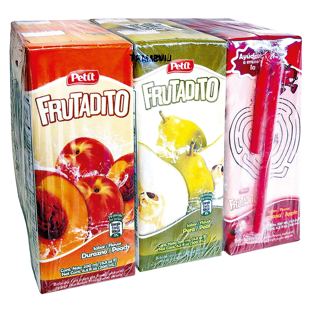 Comprar 6 Pack Bebida Petit Frutadito Surtido - 600 ml | Walmart El ...