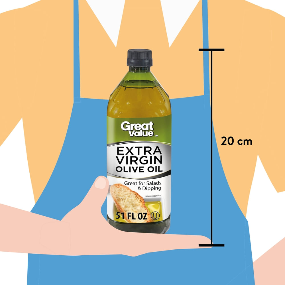 Comprar Aceite De Oliva Great Value Extra Virgen - 1500 ml | Walmart El ...
