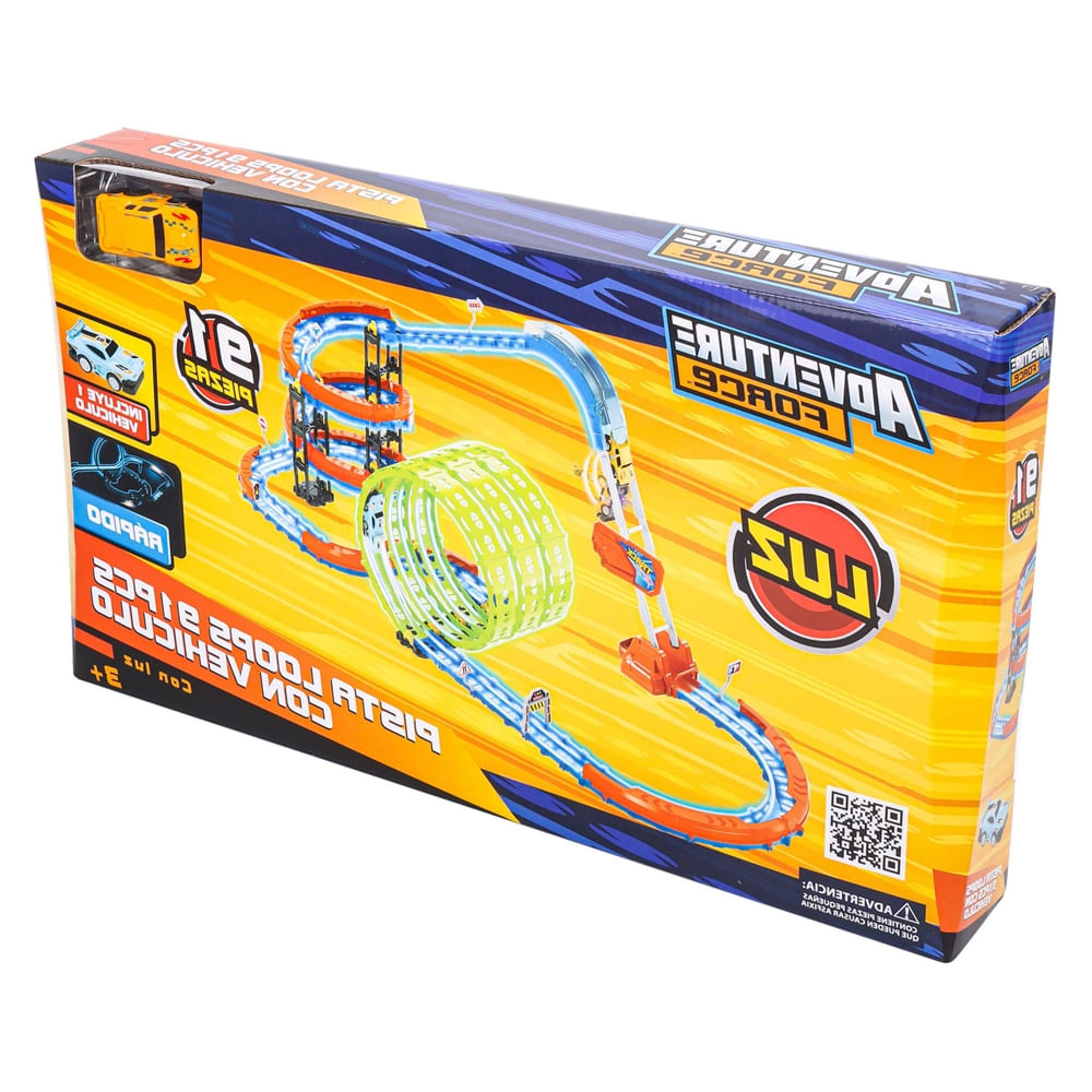 Comprar Pista Loops Adventure Force con vehículo -91 pzas | Walmart El ...