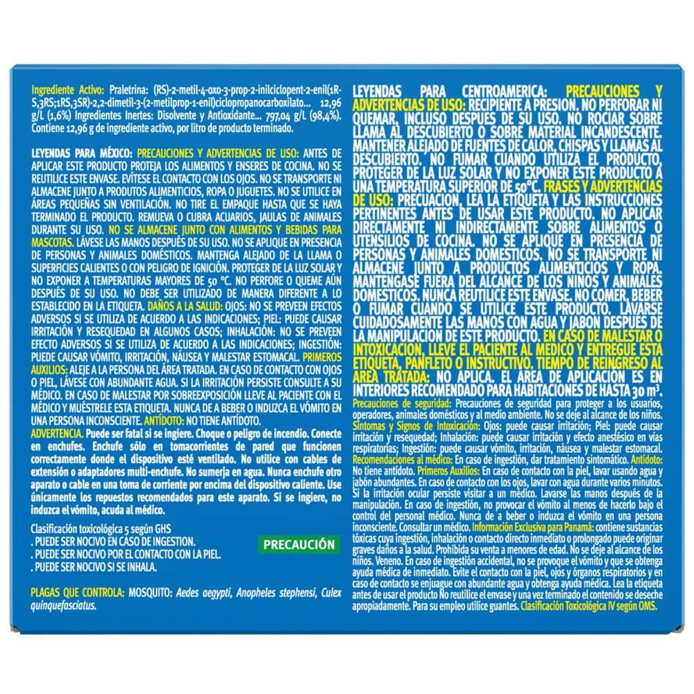 Comprar Repelente Líquido Raid Aparato Con Repuesto Aroma Naranja 30 ...