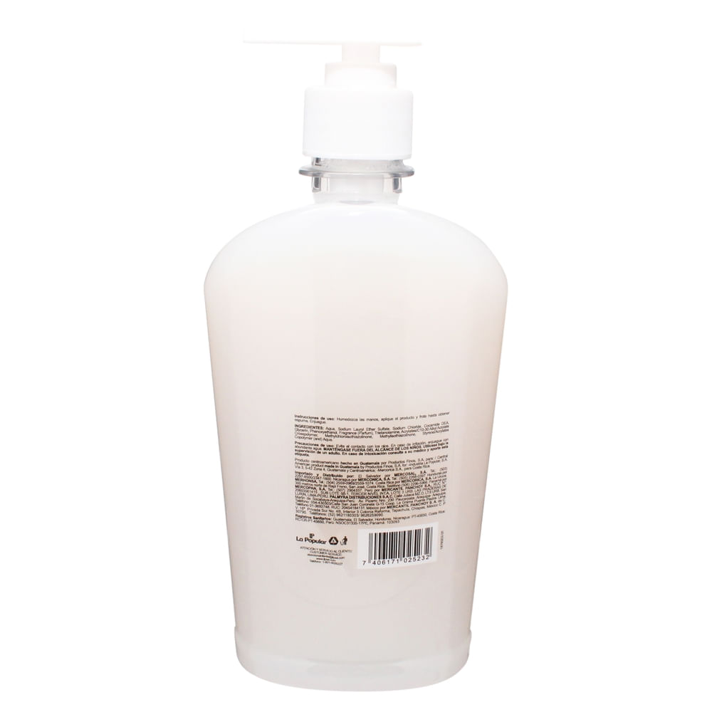 Comprar Jabón Líquido Plus Cream Avena y Leche - 500 ml | Walmart ...