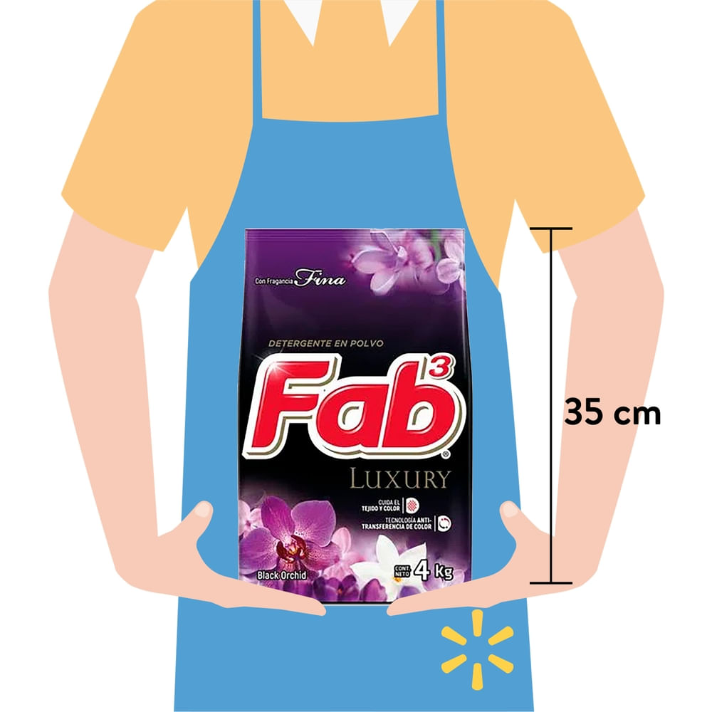 Comprar Detergente Fab Luxury White - 4000 g | Walmart El Salvador