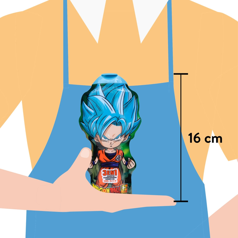Comprar Shampoo 3En1 Dragon Ball 300Ml | Walmart El Salvador - Walmart ...