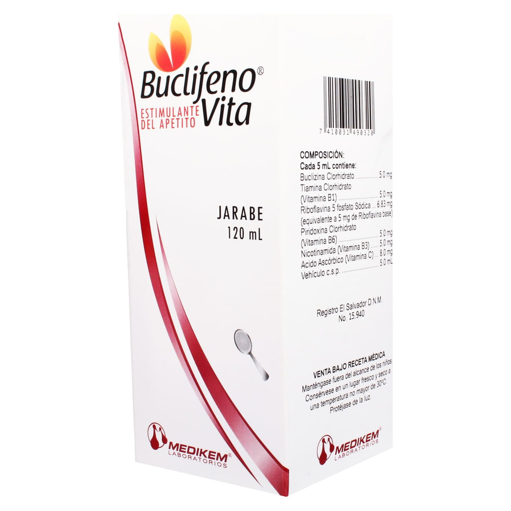 Comprar Buclifeno Vita 120 ml Jarabe | Walmart El Salvador - La ...