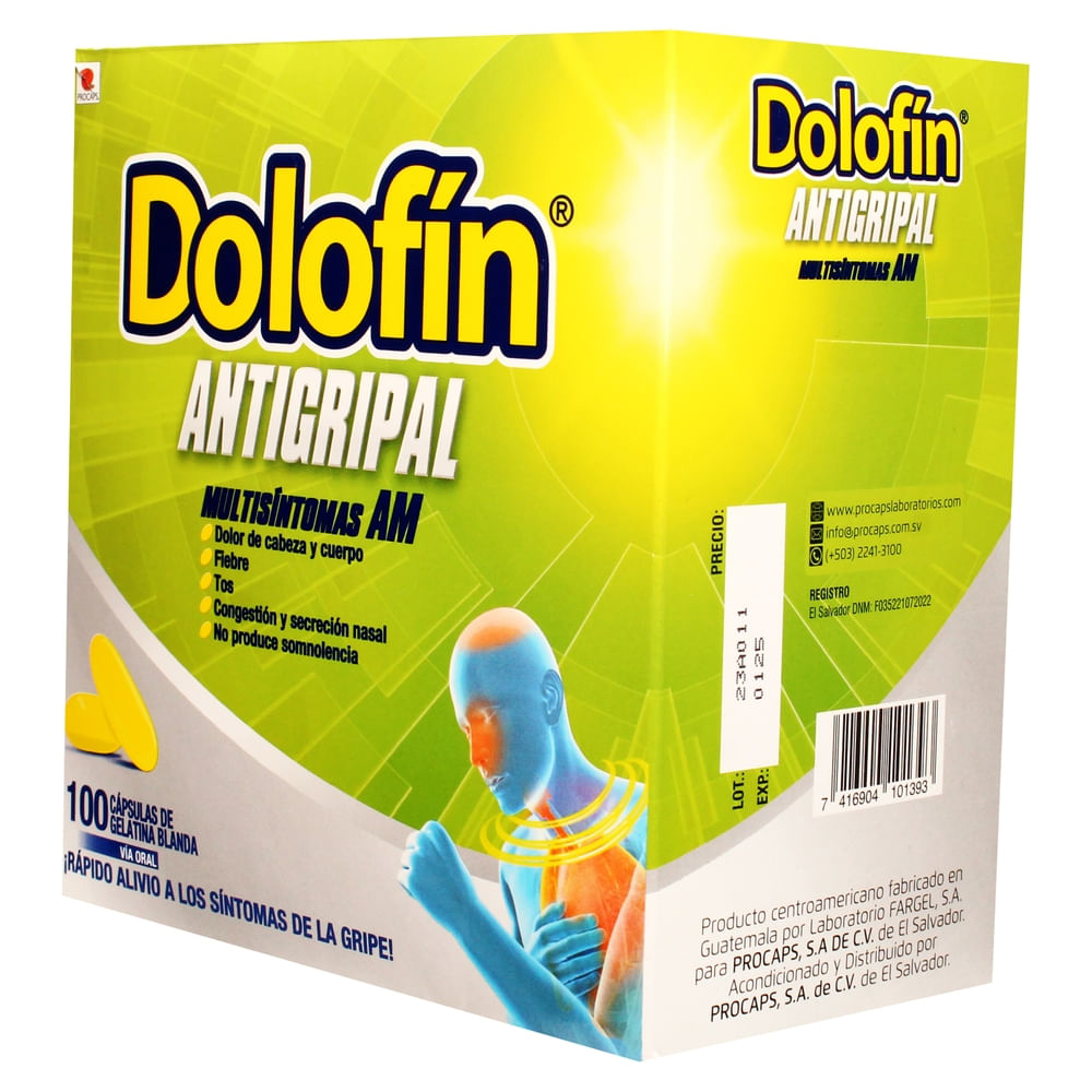 Comprar Dolofin Antigripal Procaps Multisintomas - Precio indicado por ...