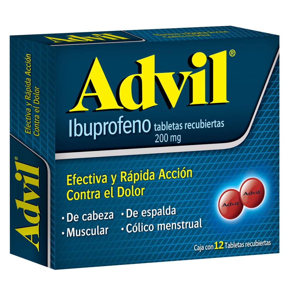 Comprar Advil 200 mg caja 12 comprimidos - Precio indicado por caja ...