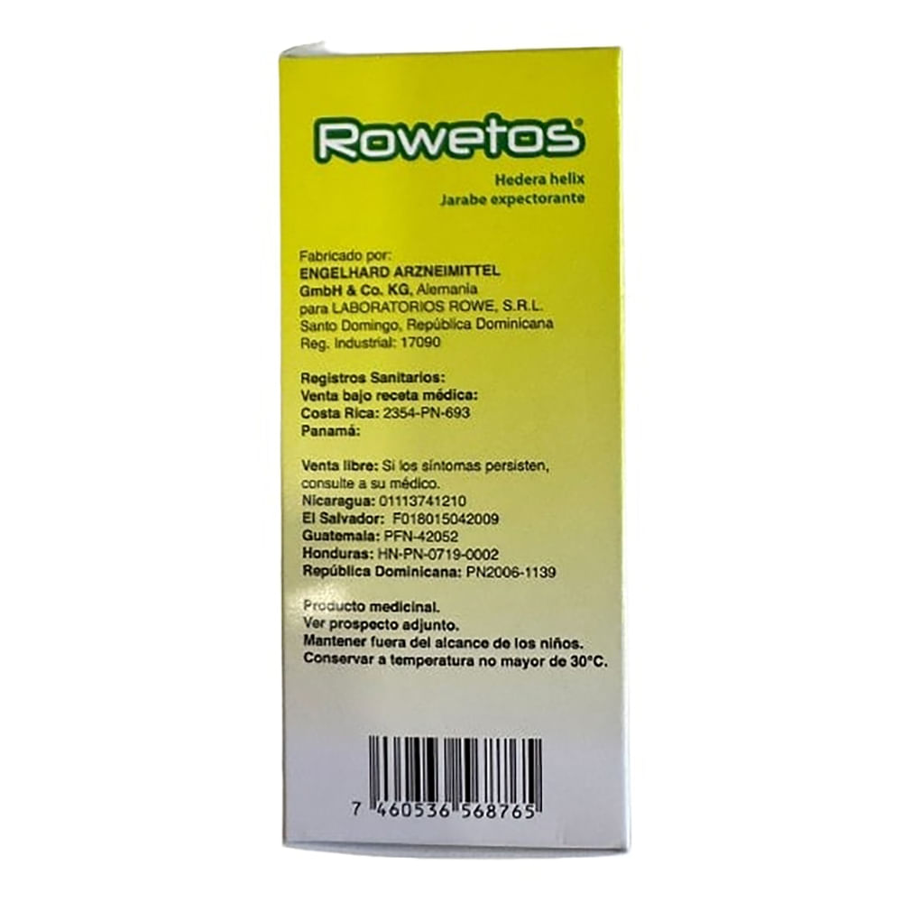 Comprar Jarabe Rowetos solución oral - 120 ml | Walmart El Salvador ...