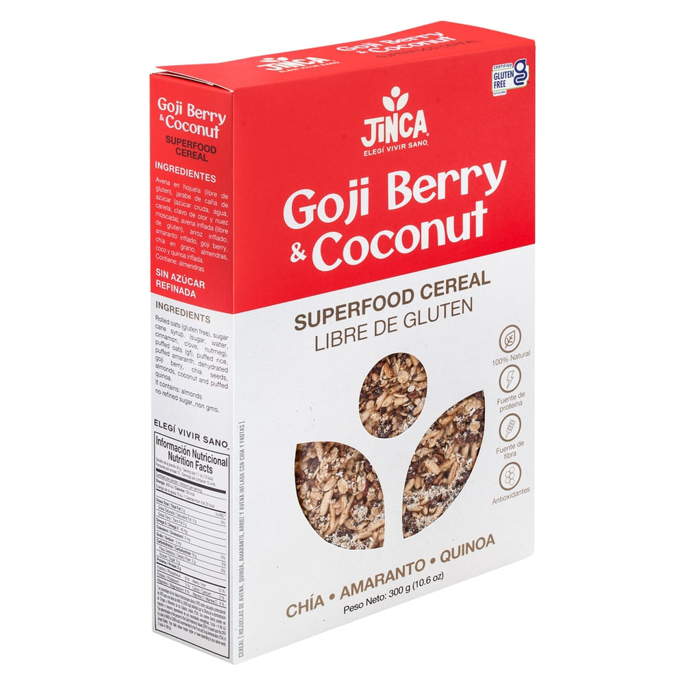Cereal Coconut Jinca S Gluten 300 Gr