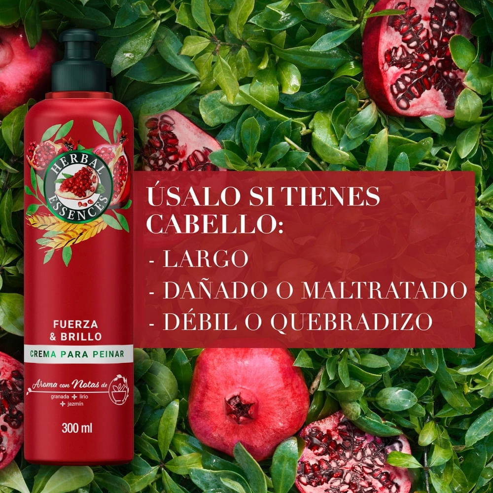 Comprar Crema Herbal Essences para Peinar Granada y Proteína Vegana ...