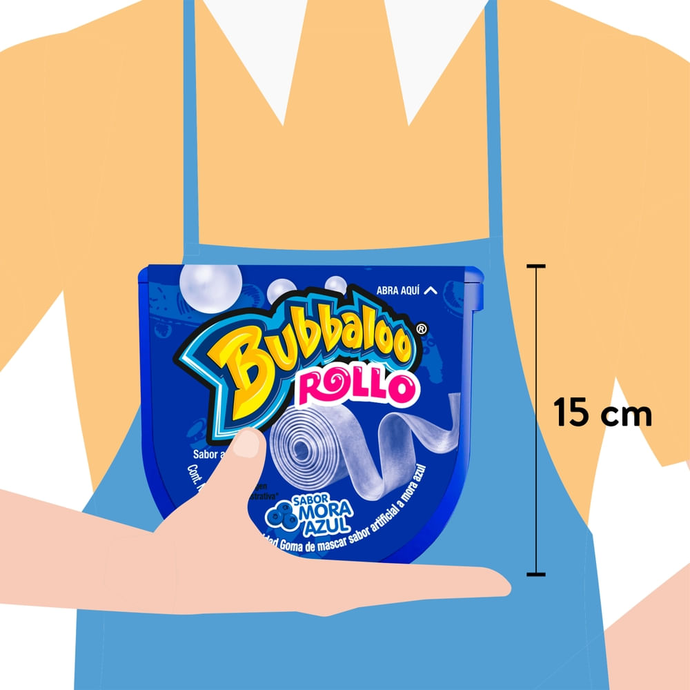 Comprar Chicle Bubbaloo rollo mora - 56 g | Walmart El Salvador