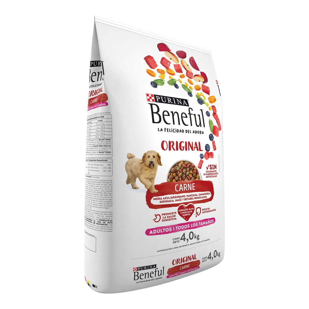 Alimento Purina Beneful para perro adulto sabor carne - 4 kg - Walmart ...
