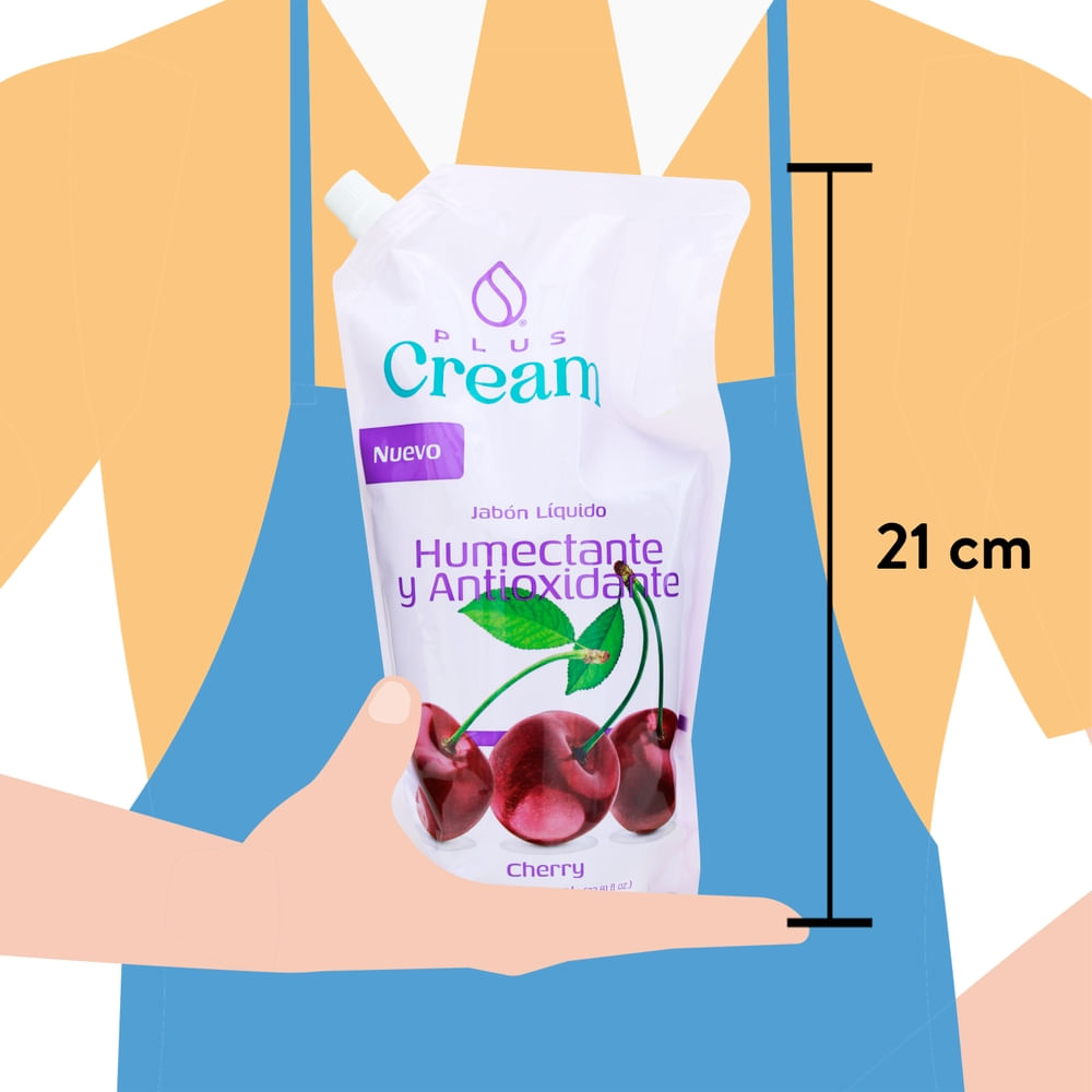Comprar Jabón Líquido Plus Cream Cherry - 1000 ml | Walmart El Salvador ...