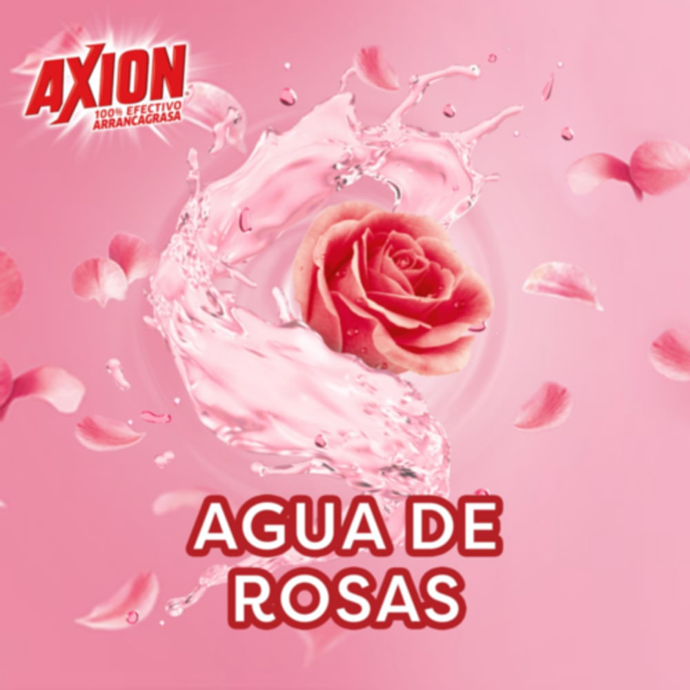 Comprar Lavaplatos líquido Axión agua de rosa pasta - 750 ml | Walmart ...