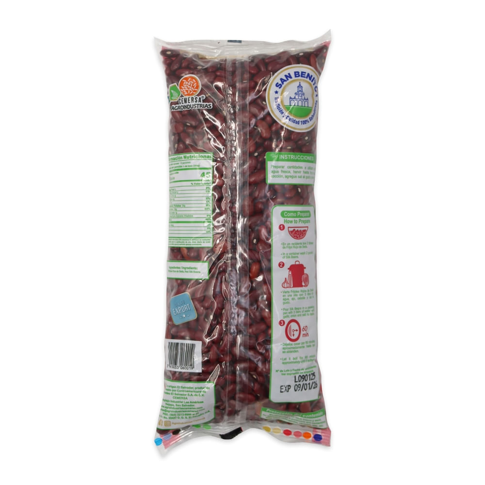 Frijol Rojo de Seda, San Benito - 454 g - Walmart | Salvador