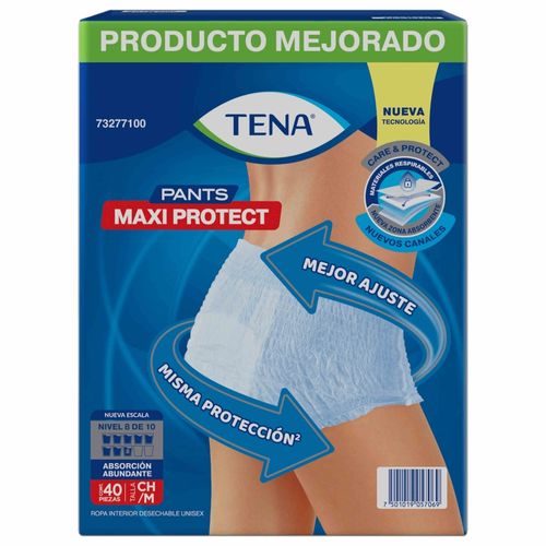 Pants Tena Maxi Protect Talla M - 16 Unidades - Maxi Despensa | Compra ...