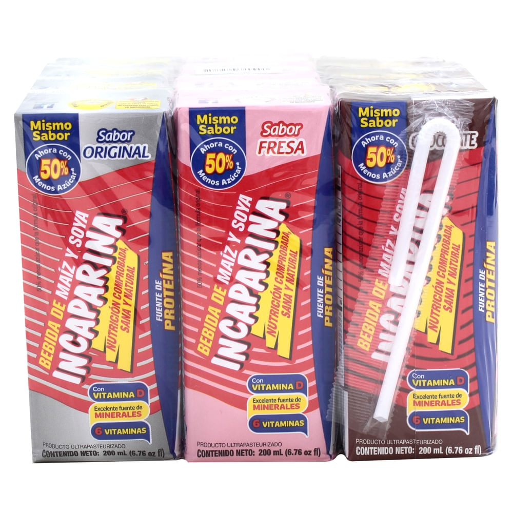Comprar Bebida Incaparina 12 pack surtido - 2400 ml | Walmart Salvador ...