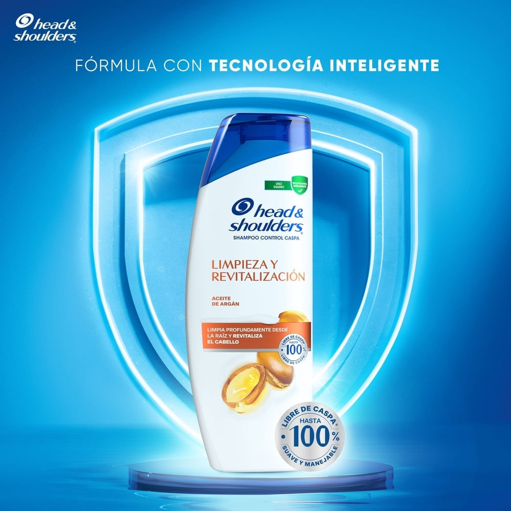 Comprar Shampoo Head & Shoulders Aceite De Argán Limpieza Y ...