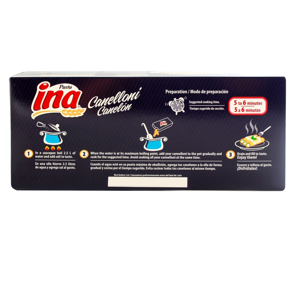 Comprar Pasta Ina para canelón de primer calidad - 250 g | Walmart El ...