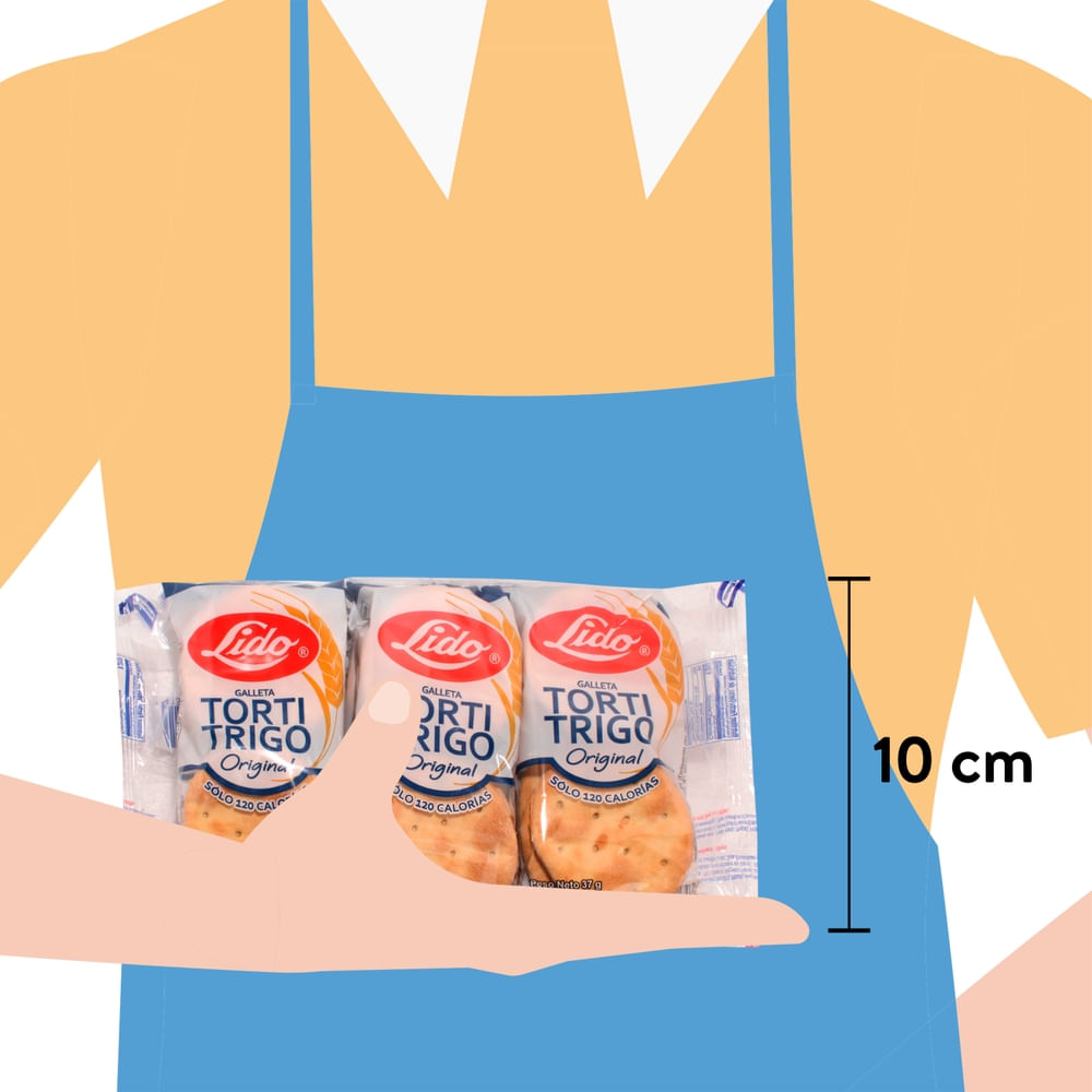 Galleta Lido Torti Trigo 6 Unidades - 222 g - Walmart | Salvador