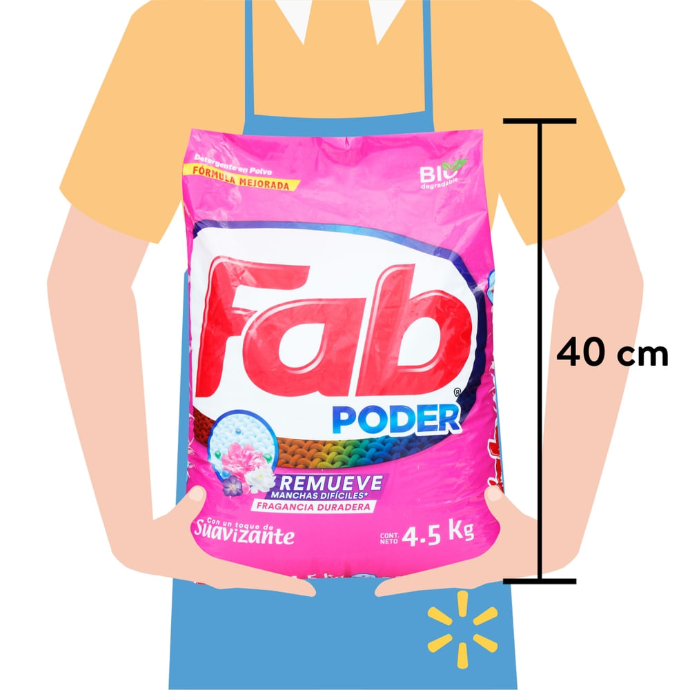Comprar Detergente Fab 3 En Polvo Aroma Flores Amores - 4.5 kg ...
