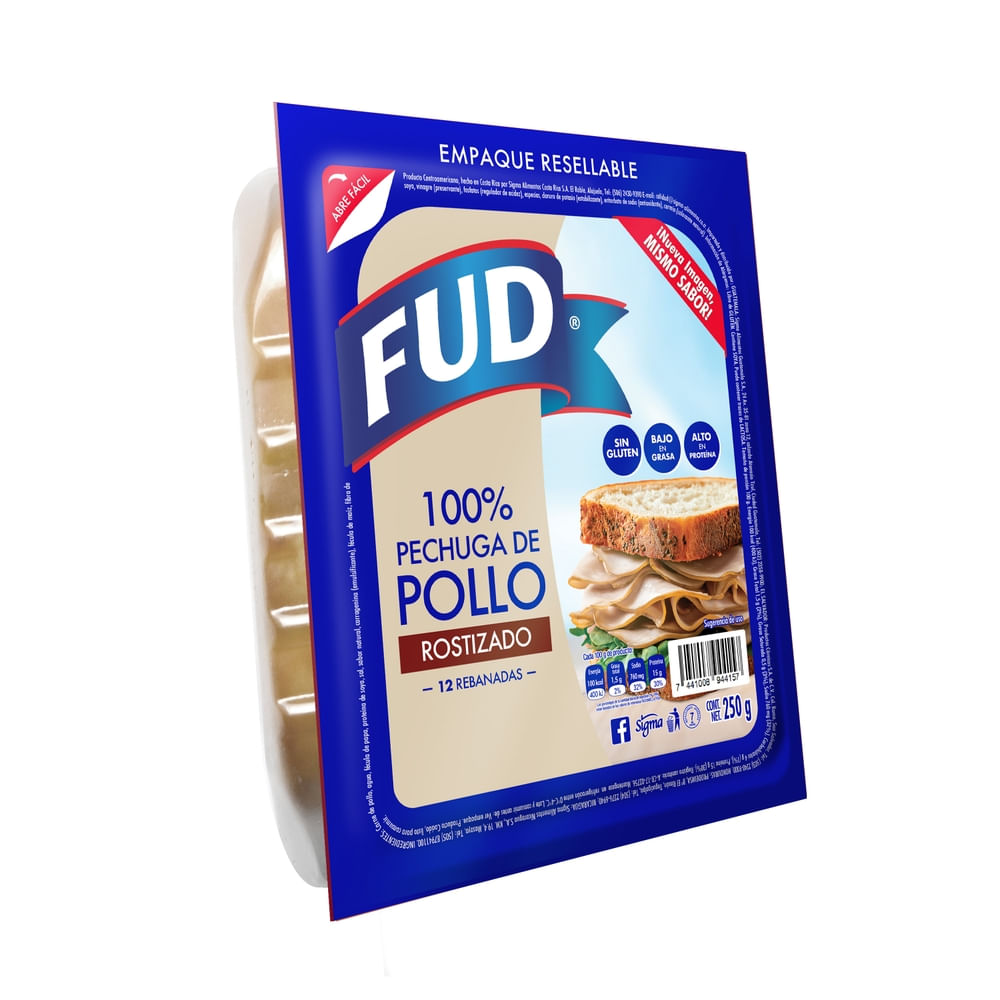 Comprar Jamón Pechuga De Pollo Rostizado Fud 250 g | Walmart El ...