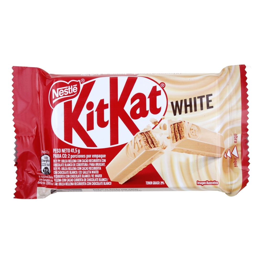 Comprar Chocolate Kit Kat Nestlé Wafer Recubierto Con Chocolate Blanco ...