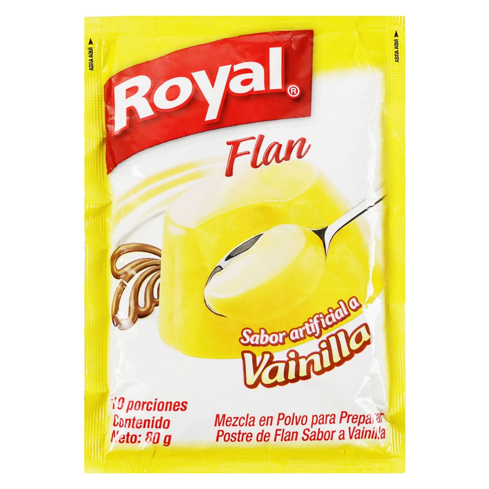 Comprar Flan En Polvo Royal Sabor Vainilla - 80 g | Walmart Salvador ...