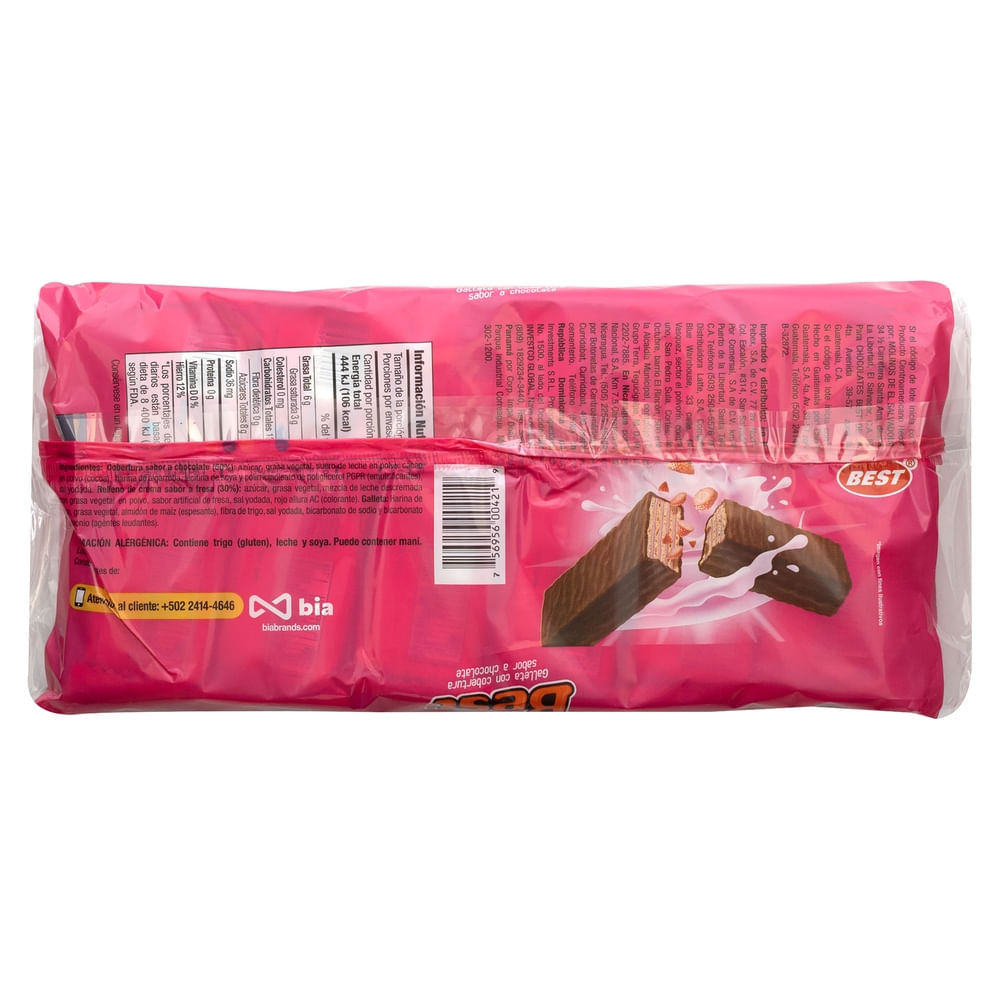 Comprar Galleta Best Sabor A Fresa - 24x10 g | Walmart El Salvador