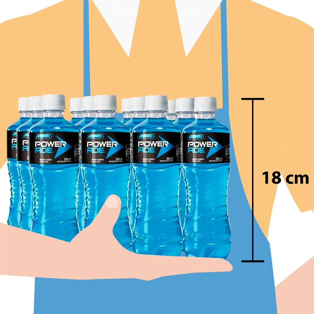 Comprar Powerade Ava Azul 12 Pack 500ml | Walmart El Salvador