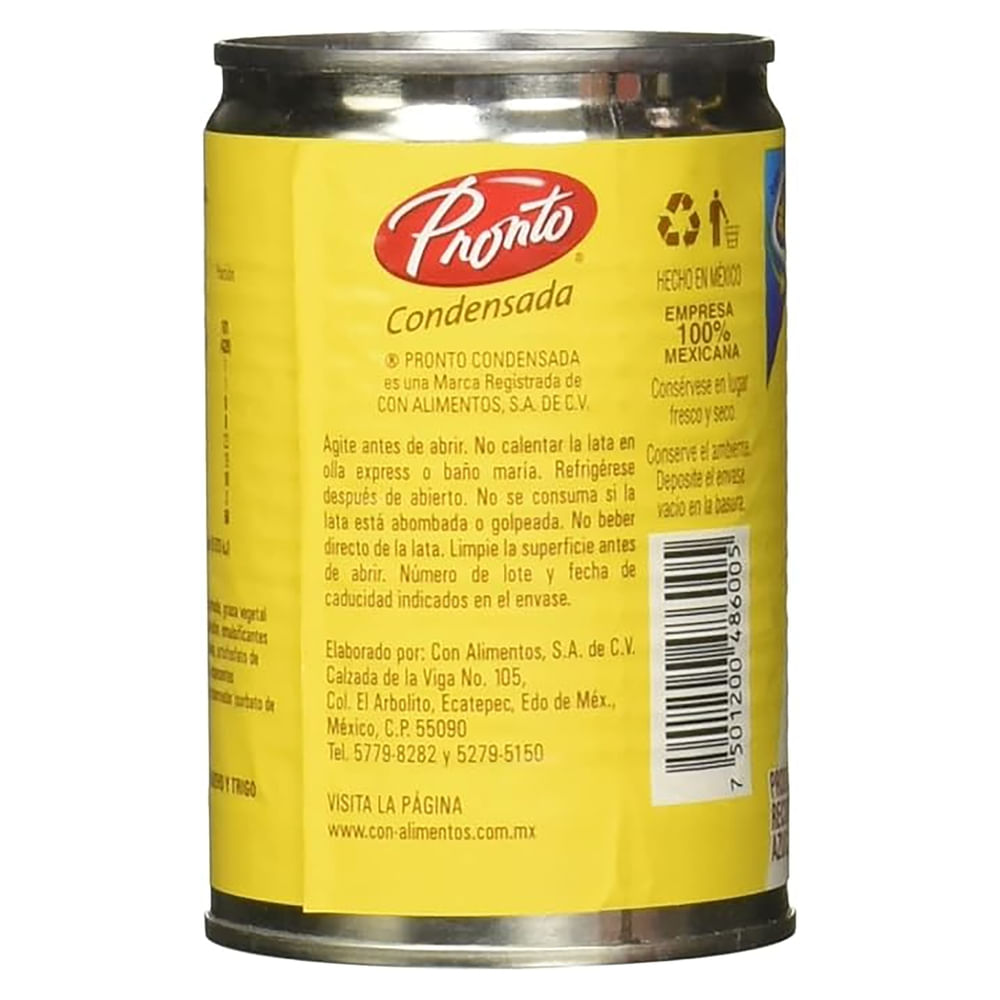 Comprar Leche Condensada Pronto 380Gr | Walmart El Salvador - Walmart ...