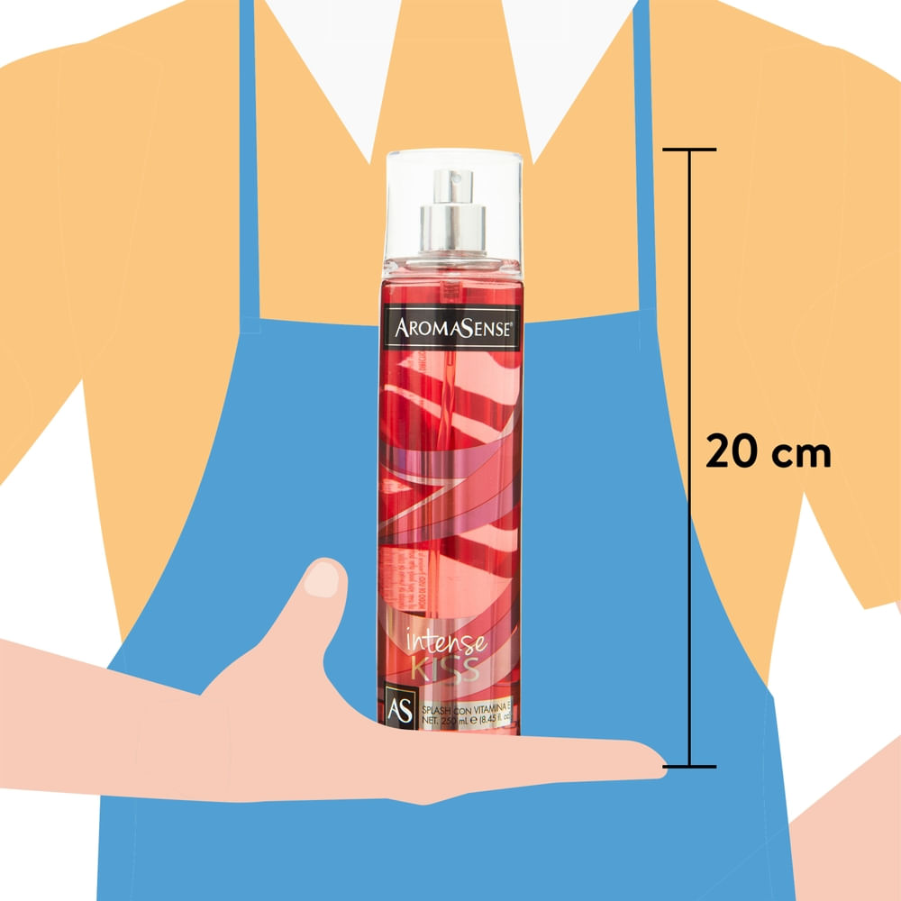 Aromasense Splash Intense Kiss 250ml - Walmart | Compra en línea
