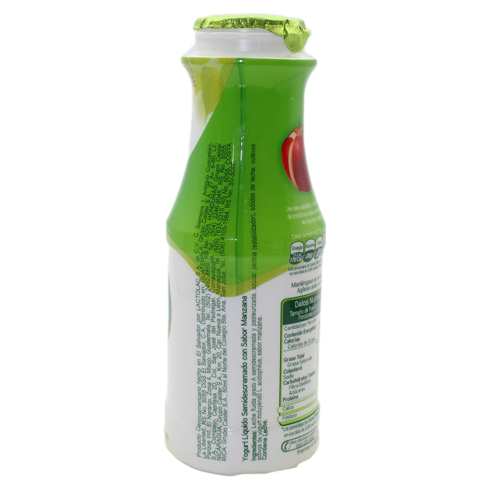 Comprar Yogurt Yes Liquido Manzana - 200 ml | Walmart El Salvador ...